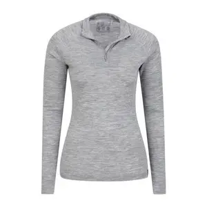 Mountain Warehouse Merino Wool Zip Neck Thermal Top