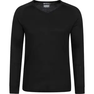 Mountain Warehouse Talus V Neck Thermal Top - Black