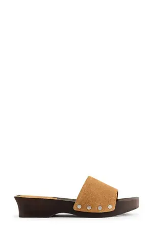 Madewell The Callen Clog Sandal - Cumin