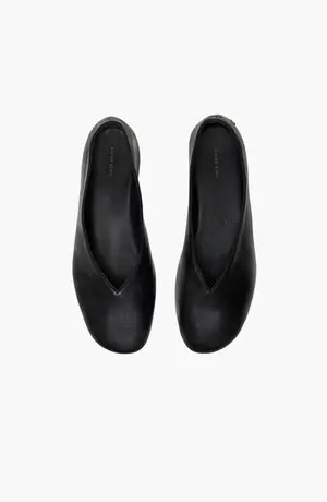 ANINE BING Smooth Leather Flat