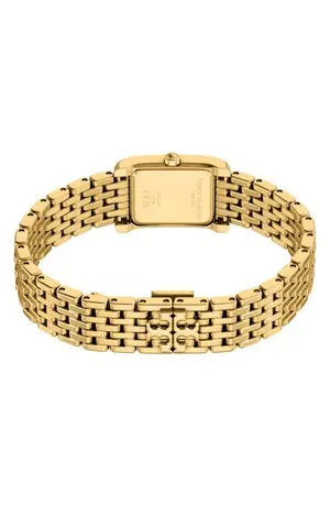 Tory Burch Eleanor Tiger's Eye Bracelet Watch