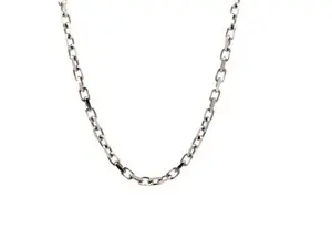 ANCONA JEWELRY Sterling Cable Chain Necklace - Silver