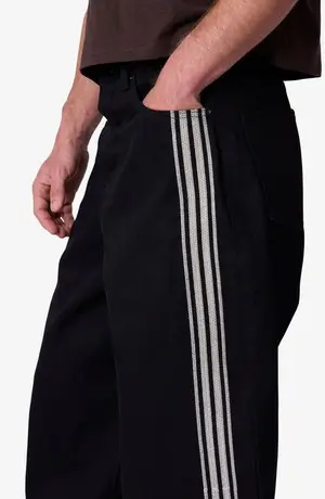 Mnml Rave Side Stripe Relaxed Leg Jeans
