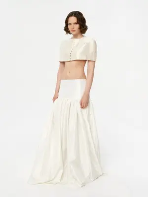ALAS Maxi Bridal Taffeta Skirt