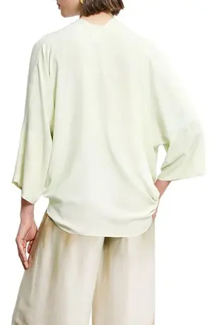 OTTOD'AME Silk Blend Relaxed Fit Jacket