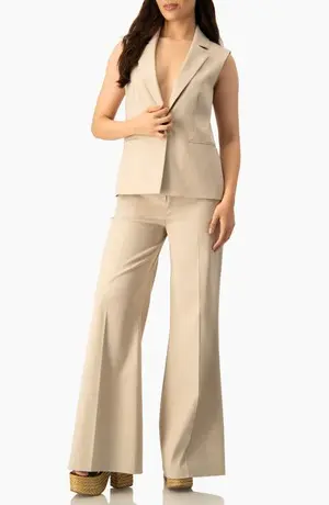 IVONNE Single-button Tailored Vest