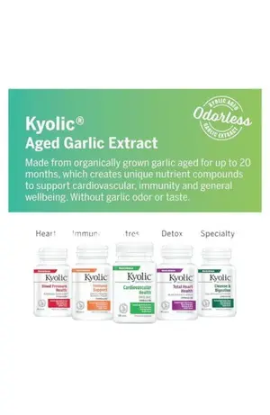 KYOLIC Aged Garlic Extract Formula 110, Coq10 Cardiovascular