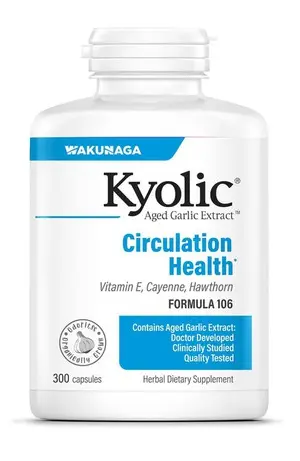 KYOLIC Aged Garlic Extract Formula 106, Circulation Health - None