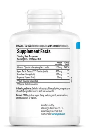 KYOLIC Aged Garlic Extract Formula 106, Circulation Health