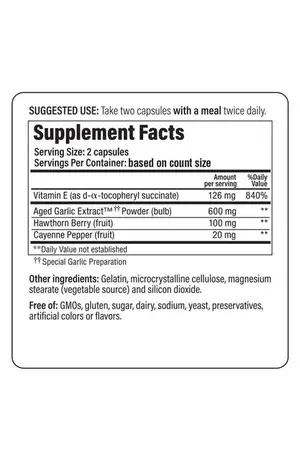 KYOLIC Aged Garlic Extract Formula 106, Circulation Health