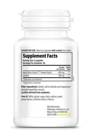 KYOLIC Aged Garlic Extract Formula 104, Cholesterol Health