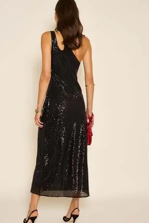 Rixo Avena Sequin Sequin Maxi Dress Regular