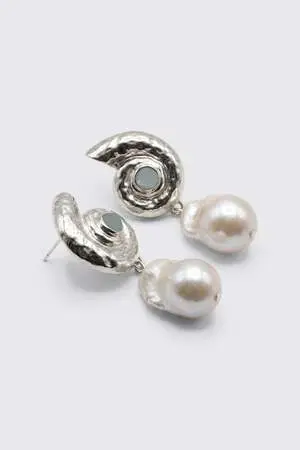 Rixo Cali Earrings With Pearl