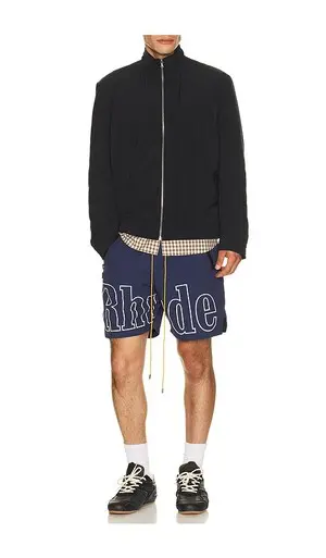 Rhude Logo Shorts In Brown