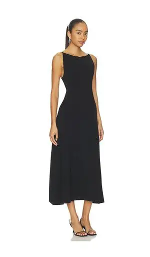 Theory Square Neck Maxi Dress