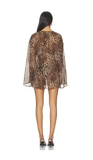 Superdown Phaedra Mini Dress In Brown
