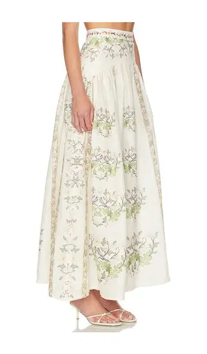 Agua Bendita Curua Anhelo Skirt In Multi