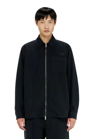 DIESEL® Ripstop Shirt With Zip Closure
