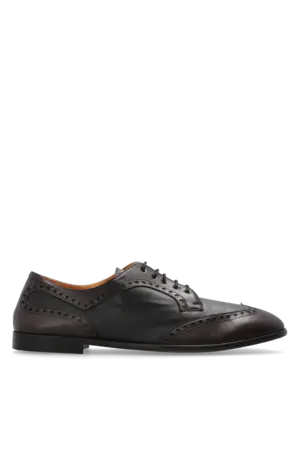 Versace Mick’ Leather Shoes - Brown