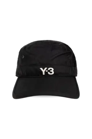 Y3 Cap With Logo - Black