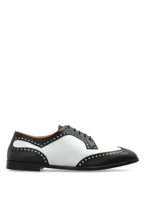 Versace Mick’ Leather Shoes - Black