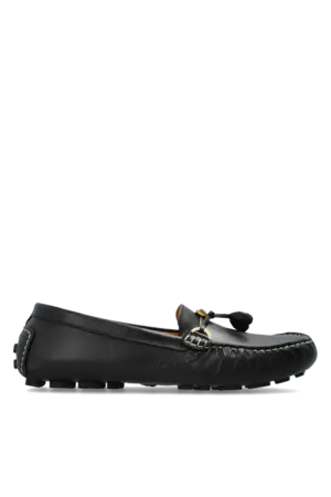 Versace Robin" Leather Moccasins