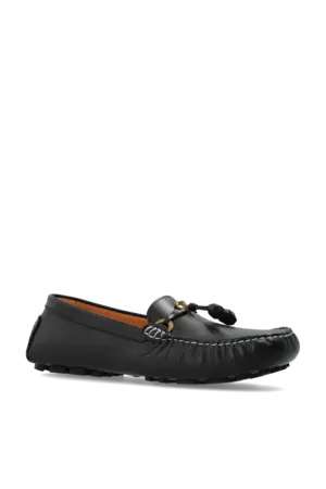 Versace Robin" Leather Moccasins