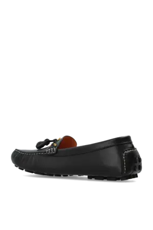 Versace Robin" Leather Moccasins