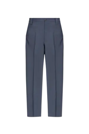 Versace Wool Pleated Trousers