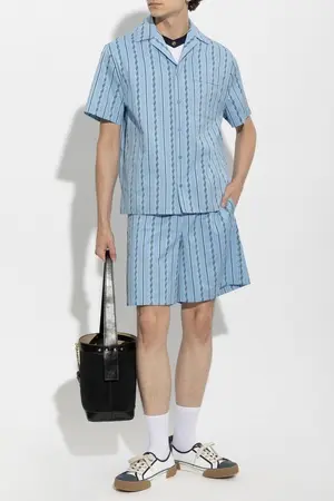 Versace Shirt With Greek Pattern