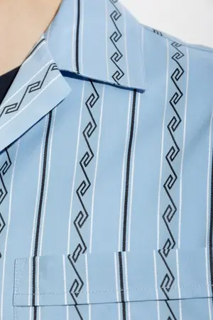 Versace Shirt With Greek Pattern