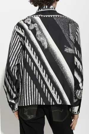 Versace Silk Shirt With Print