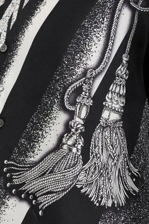 Versace Silk Shirt With Print
