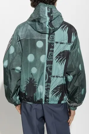 Versace Jacket With "sunset Palms" Print