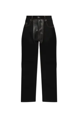 Versace Jeans With Leather Inserts