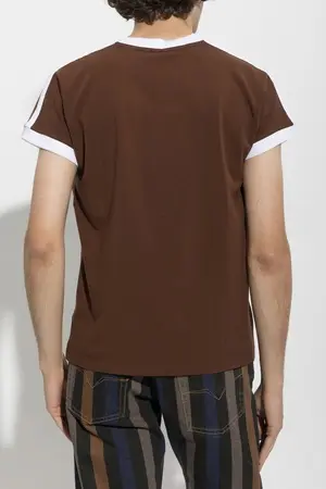 Versace T-shirt With Embroidered Logo