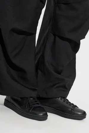 Y3 Stan Smith Leather Low Top Sneakers - Black