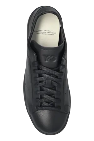 Y3 Stan Smith Leather Low Top Sneakers - Black