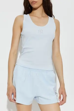 Sporty & Rich 47 X New York Yankees Appliqué Tank Top - Light Blue
