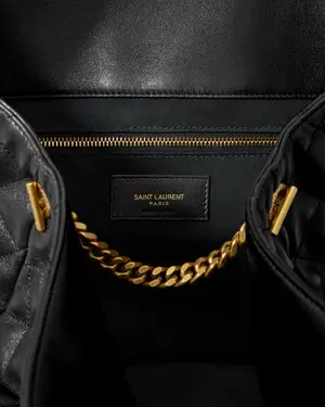 Saint Laurent Icare Medium In Quilted Nappa