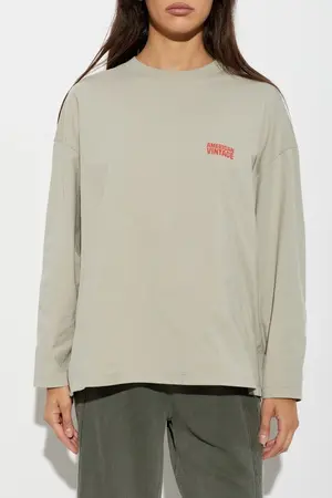 American Vintage T-shirt With Printed Logo