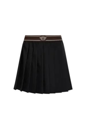 Versace Pleated Skirt - Black