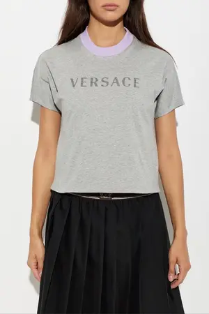 Versace T-shirt With Printed Logo