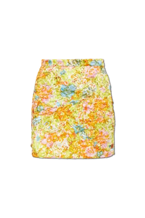 Versace Short Skirt With Crinkle