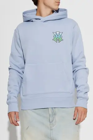 Amiri Ma" Monogram Hooded Sweatshirt