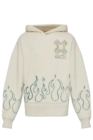 Amiri Sweatshirt With Logo - Grey