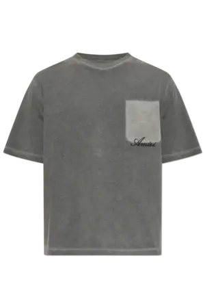Amiri T-shirt With Logo - Grey