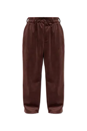 Y3 Wide-leg Pants - Brown