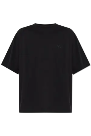 Y3 T-shirt With Logo - Black