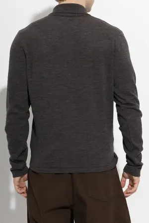 LEMAIRE Wool Polo With Long Sleeves